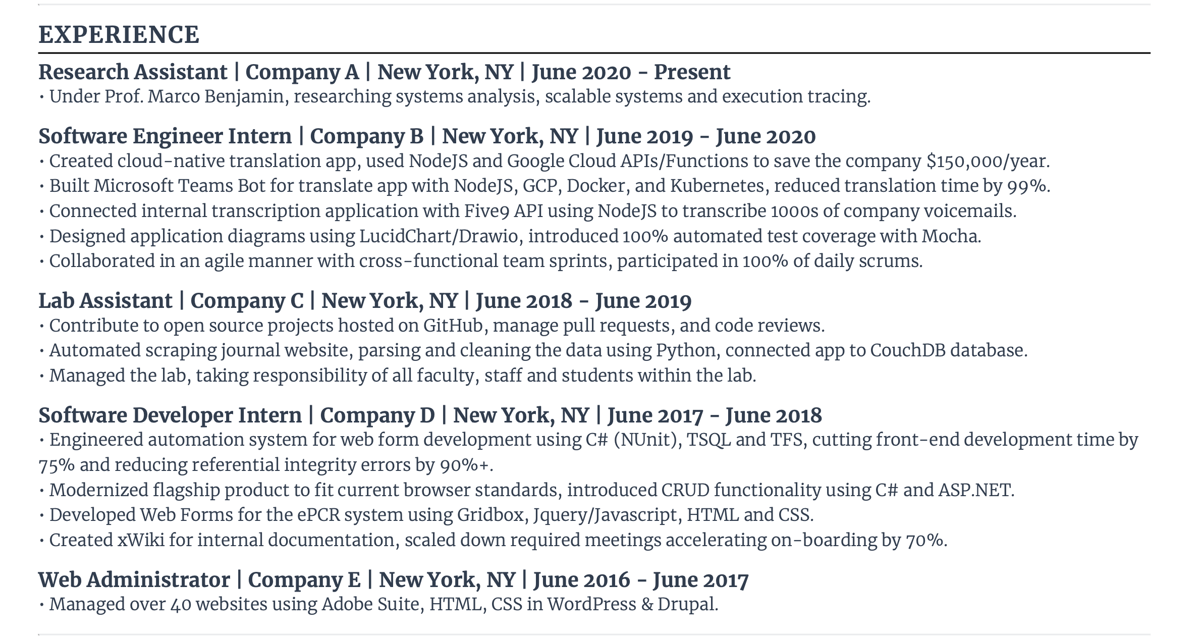 All 20 Resume Sections That You Could Possibly Include (The Full Guide)